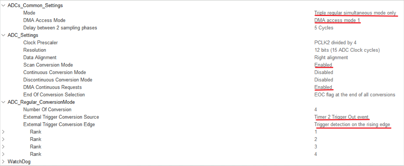 STM32F4系列探究1——三重ADC扫描连续采样+DMA双缓冲区存储_stm32 多重ad dma-CSDN博客