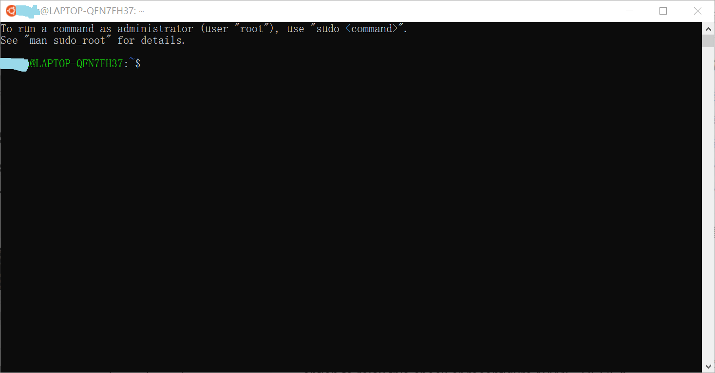 win10安装ubuntu 20.04 LTS_enter new unix username:-CSDN博客
