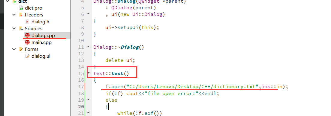 【QT】实例五---英汉词典的单词查询（QDialog）（补）_qt单词记忆系统 架构图-CSDN博客