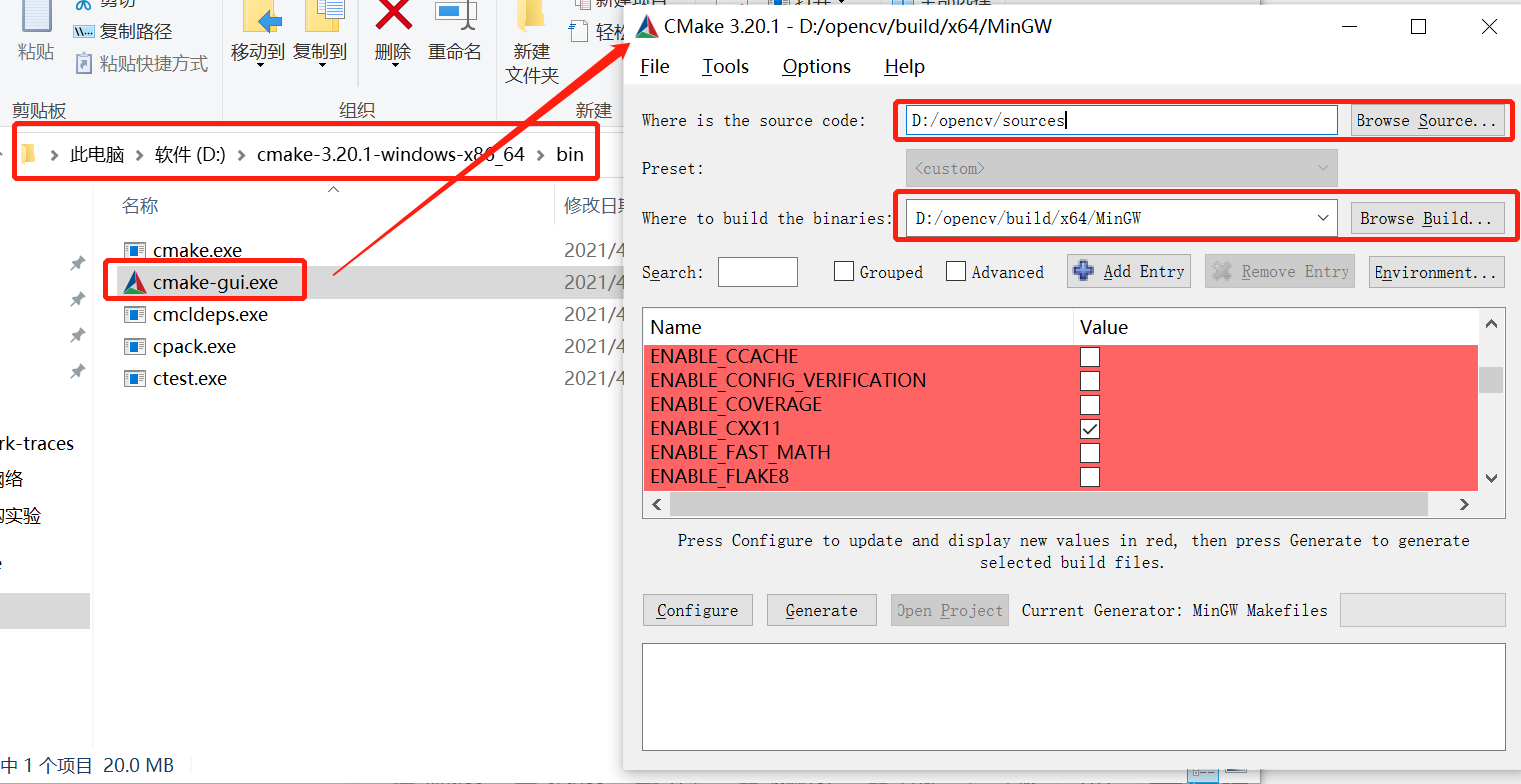 Win10下配置vscode + OpenCV3（c++库编译）_mingw-w86-CSDN博客