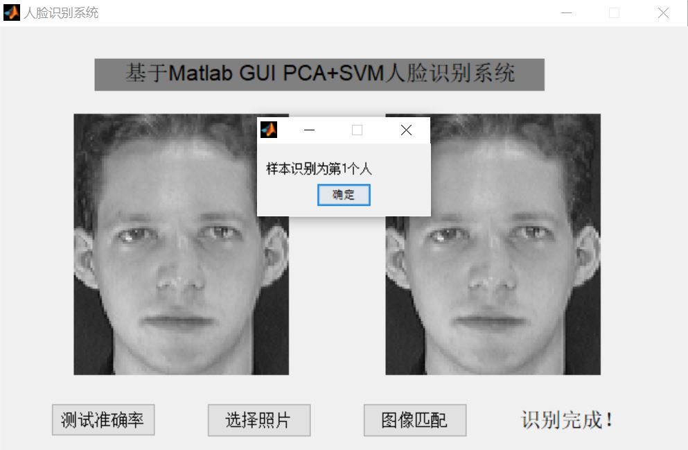 【人脸识别】基于matlab GUI PCA+SVM人脸识别（准确率）【含Matlab源码 823期】_基于matlab的人脸检测的结果-CSDN博客