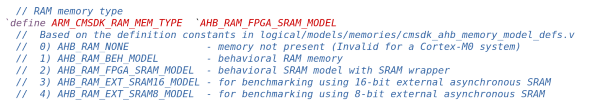 使用m0 Designstart 的样例soc Example System 4 Fpga原型验证 Designstart Memory