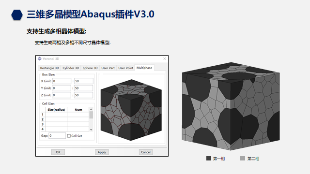 三维Voronoi模型Abaqus插件V3.0—全新升级_abaqus 插件版本升级-CSDN博客