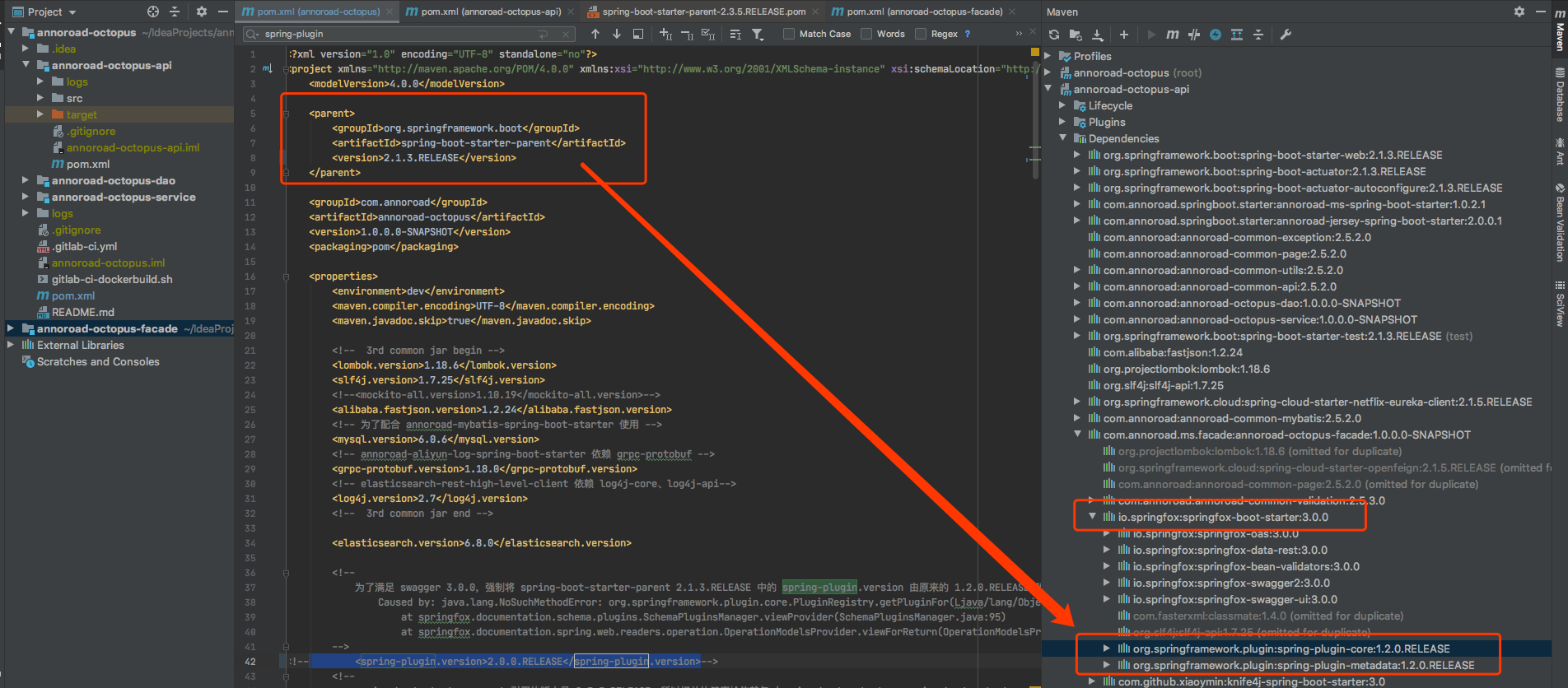 Swagger 与 SpringBoot 版本不匹配出现的问题_springfox.documentation.schema.plugins ...