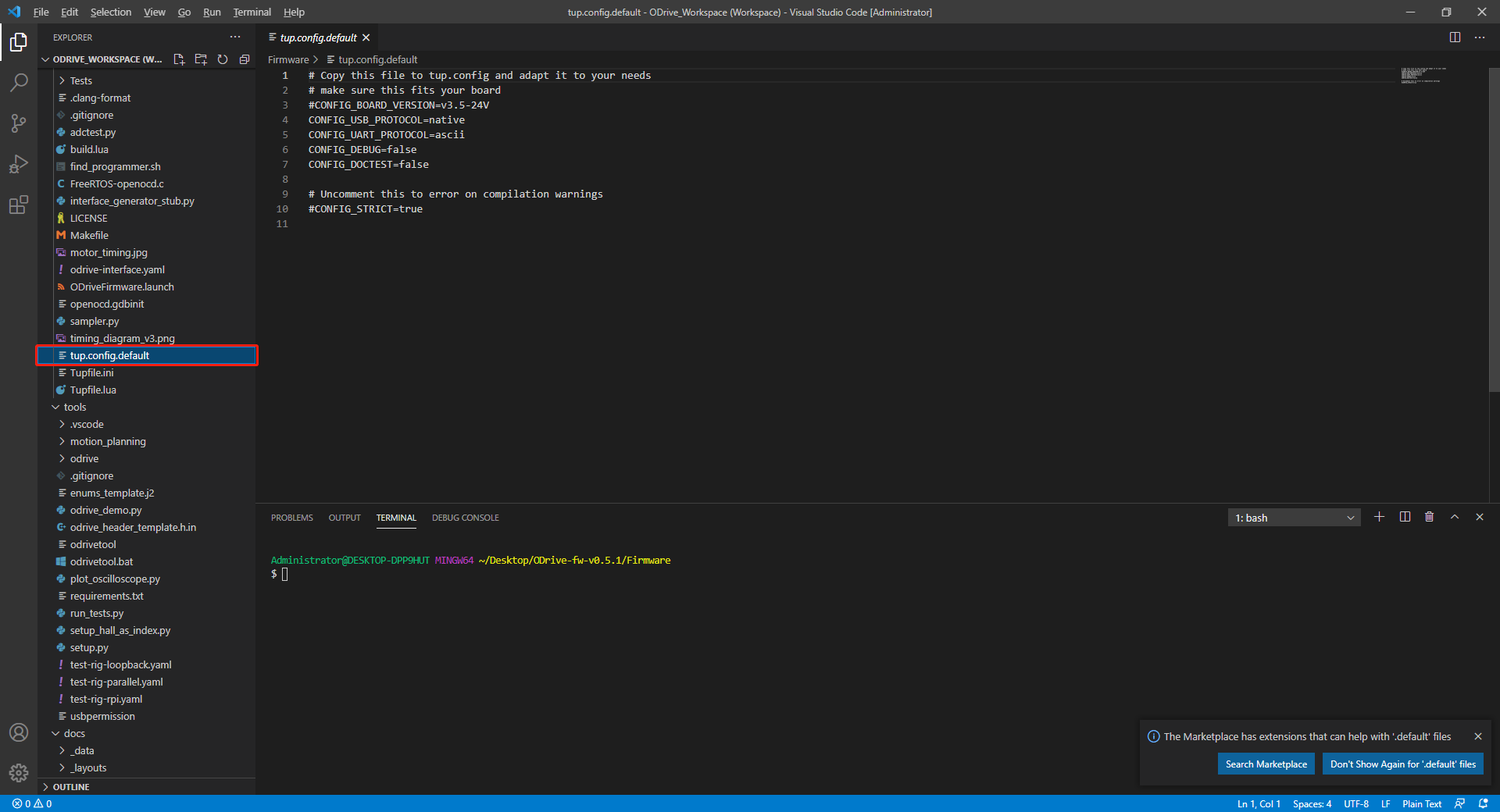 Windows下Odrive编译环境搭建(基于VScode)_odrive 编译-CSDN博客