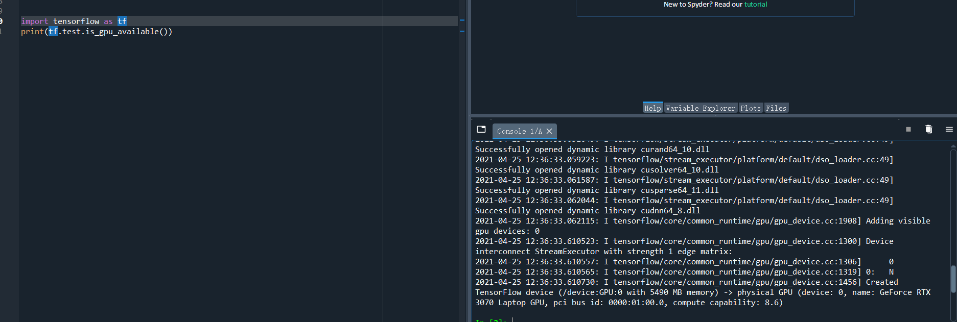 3070/3080/3090显卡 + win10 下的tensorflow2-gpu配置_linux的3070显卡安装tensorflow-CSDN博客