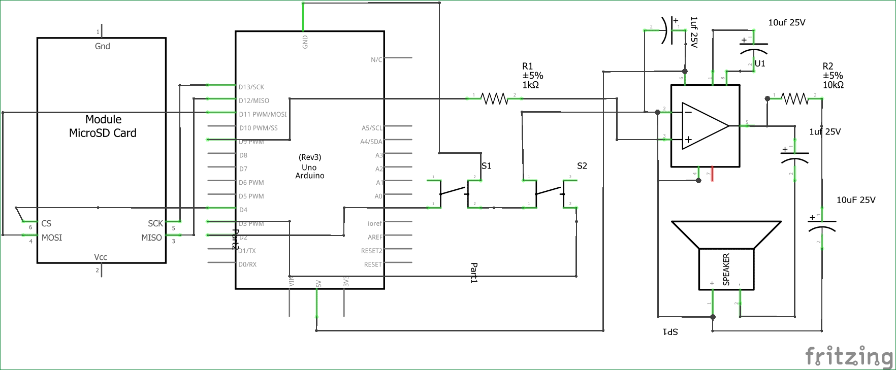 使用LM386的简单Arduino音频播放器和放大器_arduino lm386-CSDN博客