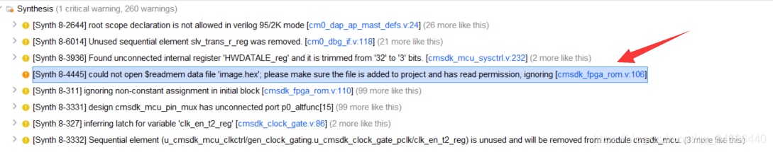使用m0 Designstart 的样例soc Example System 4 Fpga原型验证 Designstart Memory