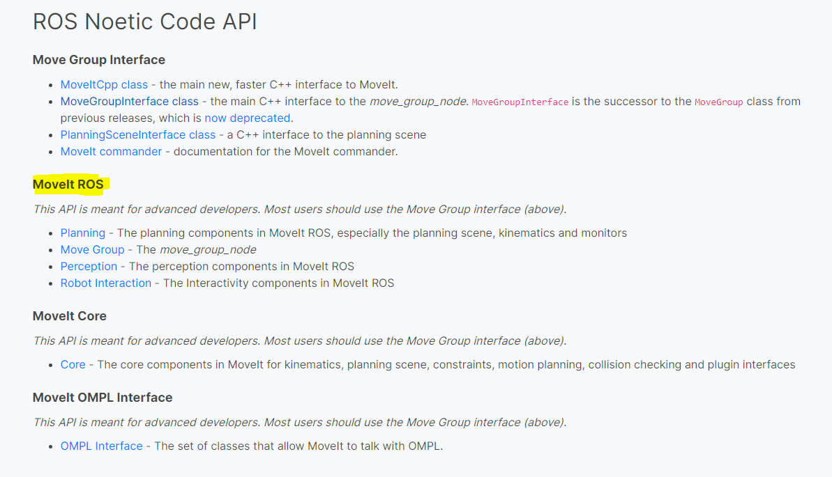 【Moveit】Moveit ROS结构与C++源码解析_ros的moveit提供源码吗-CSDN博客