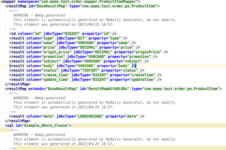 MyBatis generator - 简单使用（3）- 自定义注释_commentgenerator type找不到-CSDN博客