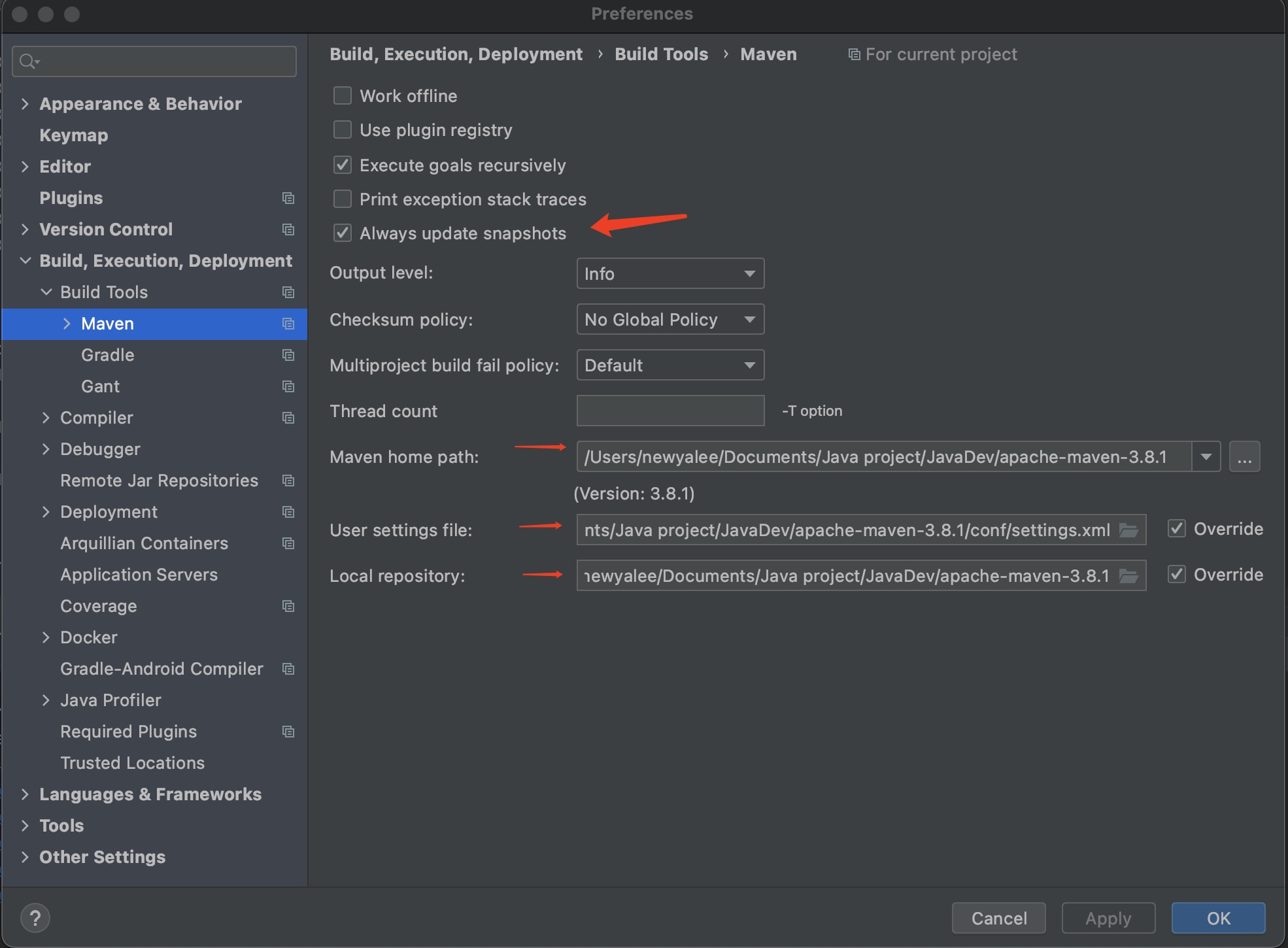 Mac配置maven环境与settings设置_mac maven setting-CSDN博客
