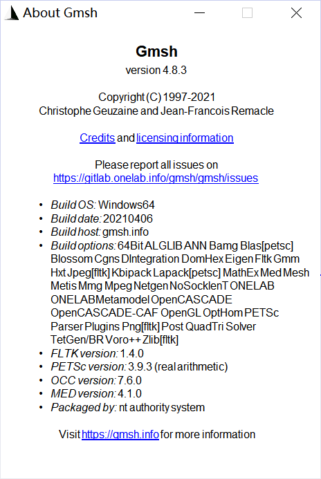 Windows下 利用Mingw64 编译链接生成 gmsh 4.8.3 GUI_gmsh 编译-CSDN博客