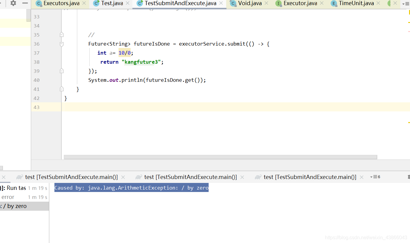 线程池executorservice中submit 和 Execute的区别executorserviceexecute Csdn博客