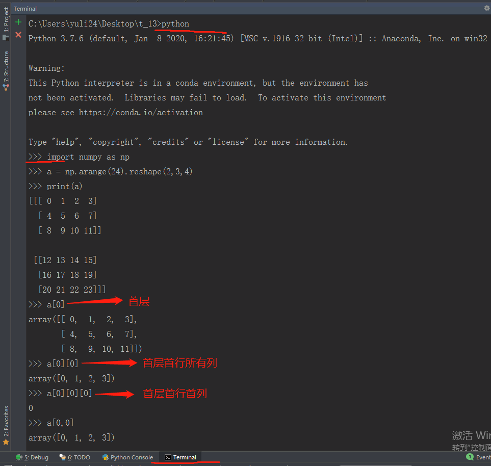 Python 数组切片操作 X 0 、x 1 、x 0 、x 1 、x Mn 和x Mn 数组x A 