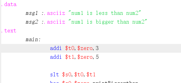 【MIPS汇编编程练习Lab5】汇编中的条件语句 大于小于比较 if-else statement slt_mips指令小于等于-CSDN博客