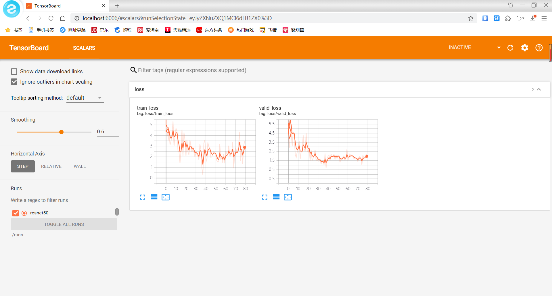 如何在pycharm上画loss函数图像——Tensorboard_python画loss随迭代次数的图-CSDN博客