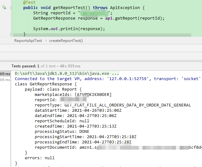 对接亚马逊 SP-API(Amazon Selling Partner API) 第五章：Reports 模块_亚马逊退货api-CSDN博客