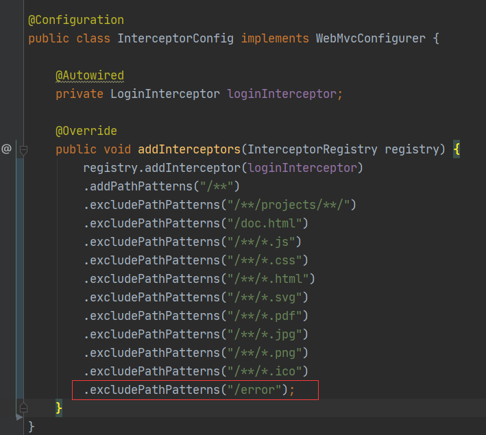 SpringBoot拦截器失效问题excludePathPatterns失效问题-CSDN博客