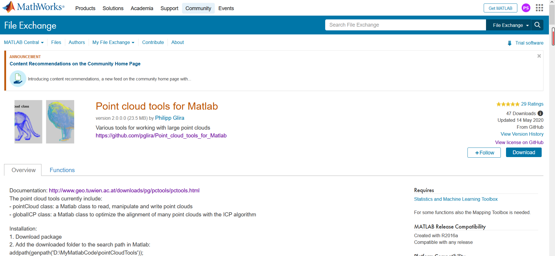 matlab工具箱--安装方式_point cloud toolbox-CSDN博客