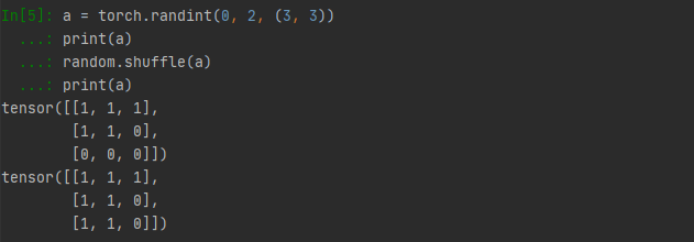 如何在Pytorch中对Tensor进行shuffle_torch shuffle-CSDN博客