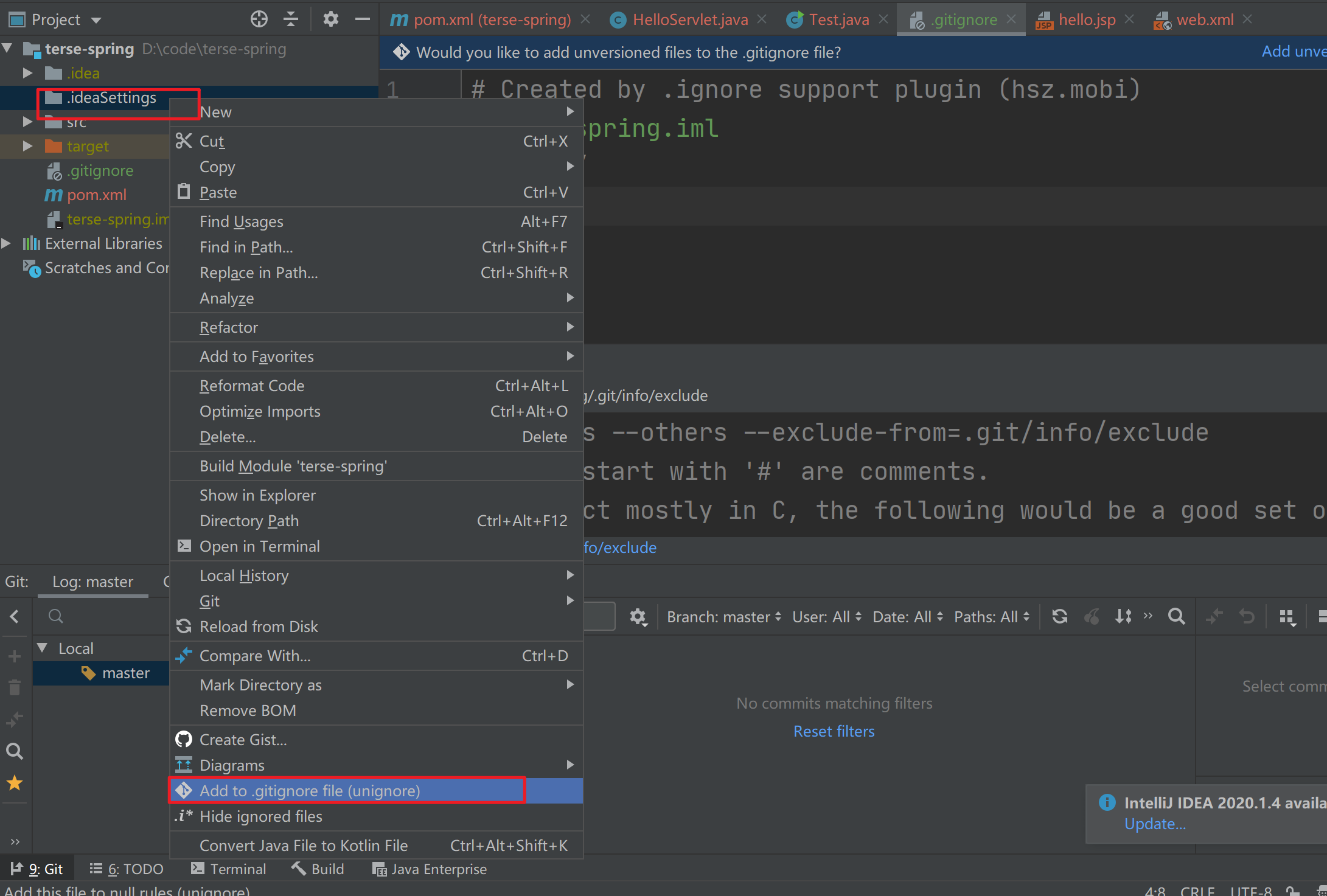 idea配置git的ignore文件_ideagitignore-CSDN博客