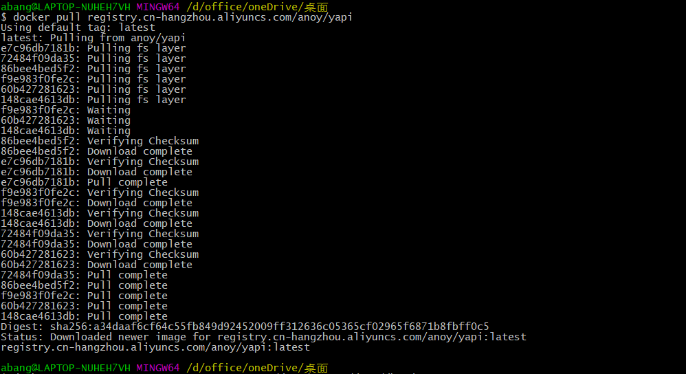 使用windows的docker 环境部署 yapi_docker:error response from daemon: mkdir-CSDN博客