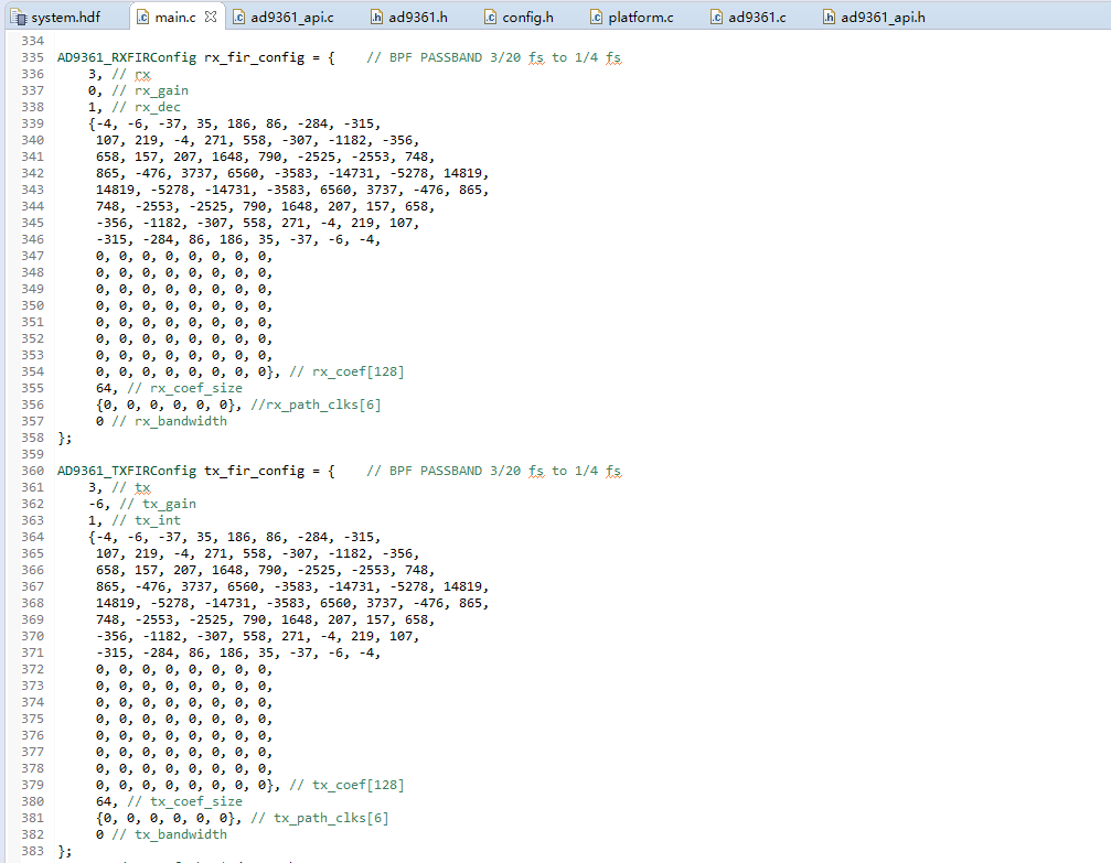 AD9361 FIR 滤波器设计-CSDN博客