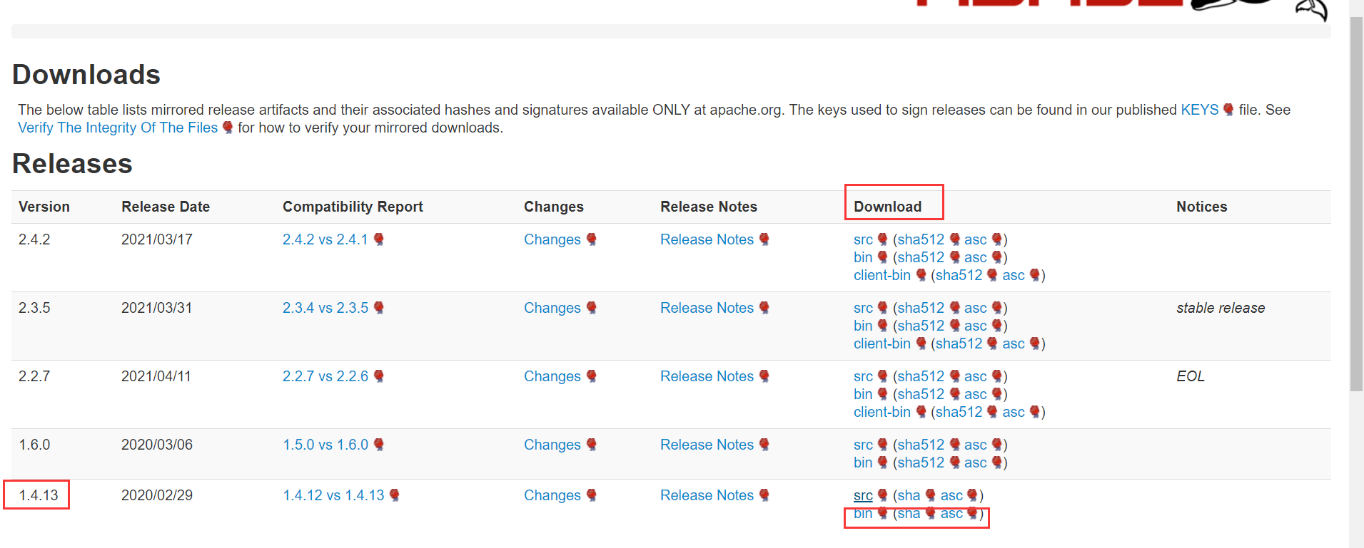 Hbase下载、安装流程_hbase-1.4.13下载-CSDN博客