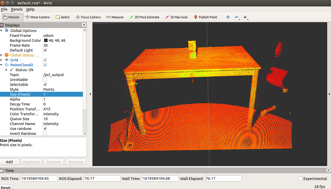 ROS::点云PCL(4)降采样_体素网格降采样 重心点-CSDN博客