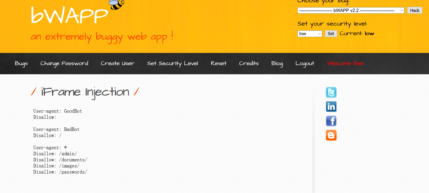 bWAPP之iFrame Injection-CSDN博客