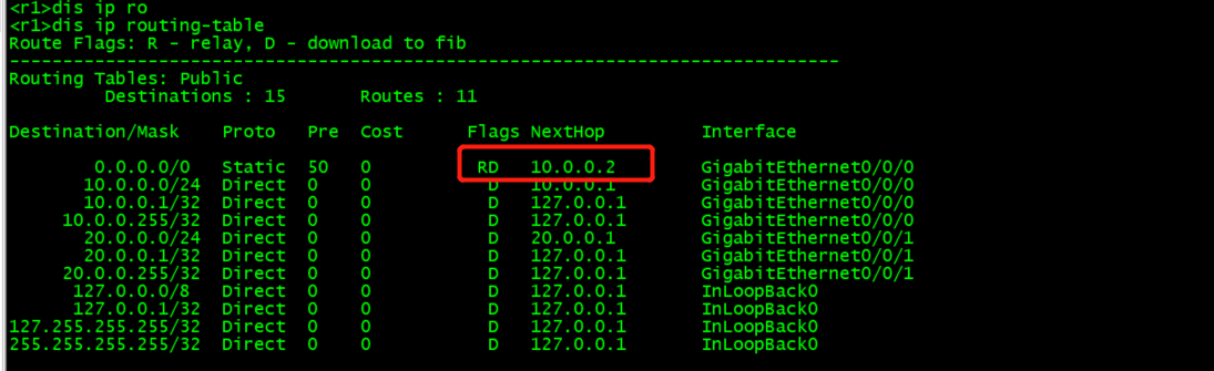 华为 nqa关联静态路由_ip route-static 0.0.0.0 0.0.0.0 10.0.2.178 prefere-CSDN博客