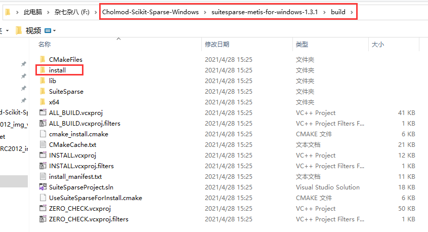 Windows下安装Cholmod和Scikit-Sparse-CSDN博客