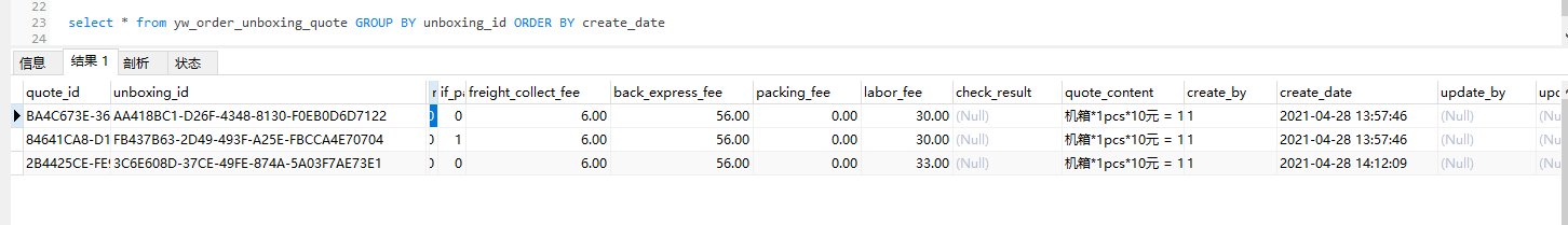 MYSQL数据库联合使用GROUP BY和ORDER BY后ORDER BY排序失效的问题_mysql group by order by ...