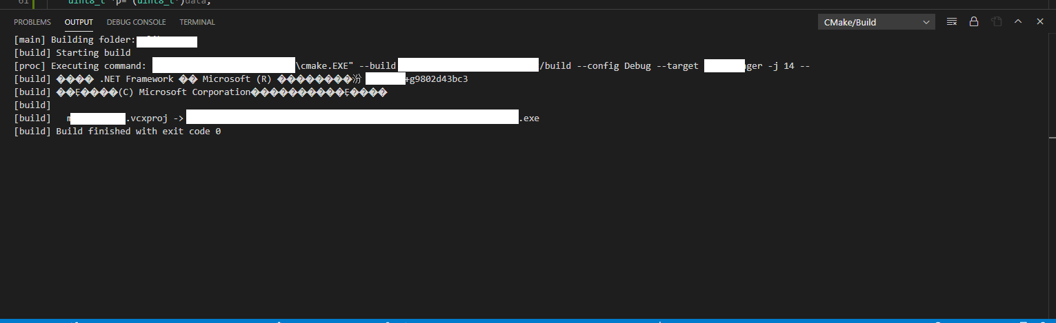 vscode 内置cmake output窗口乱码_cmake outputlogencoding-CSDN博客