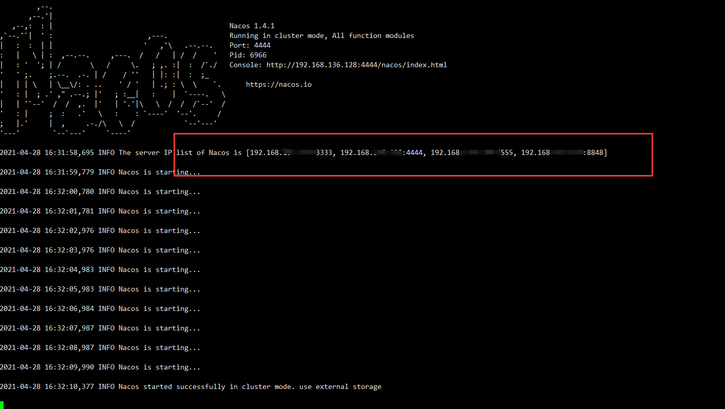 nacos1.4.1集群搭建（cluster.conf配置的坑）_nacos cluster.conf-CSDN博客