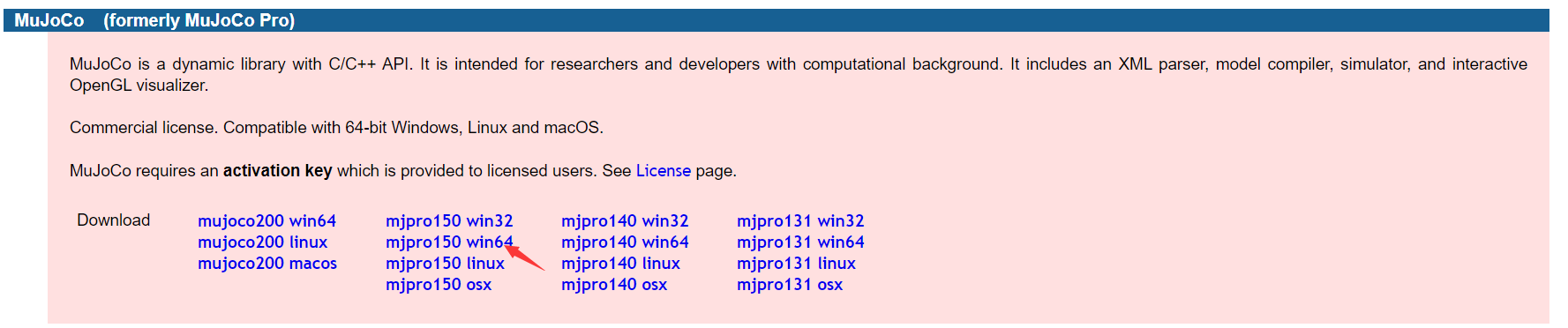 Windows10安装mujoco150 , 本地安装mujoco_py1.50.1, gym_mujoko-CSDN博客