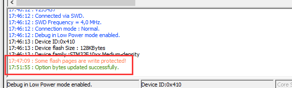 STM32HAL库-内部Flash在指定页读写保护示例_stm32cubemx | stm32g0系列hal库读写内部flash-CSDN博客