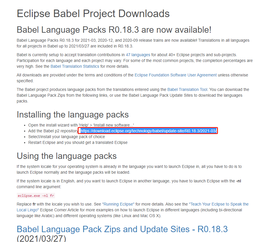 eclipse汉化教程（官方汉化包，傻瓜式操作）_Zeromes的博客-CSDN博客_eclipse汉化