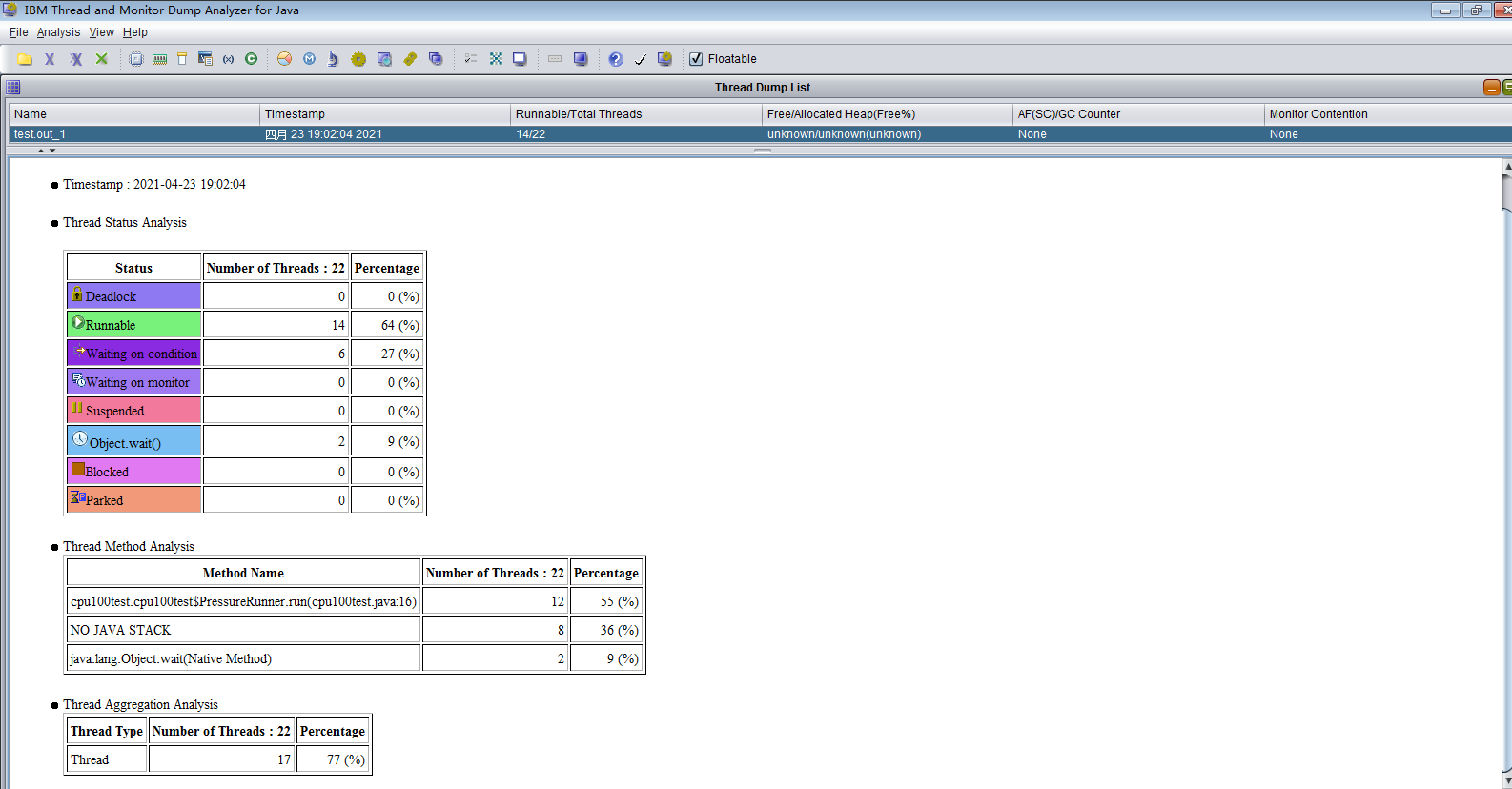 Jstack分析工具——ibm Thread And Monitor Dump Analyzer For Javajstack下载 Csdn博客 
