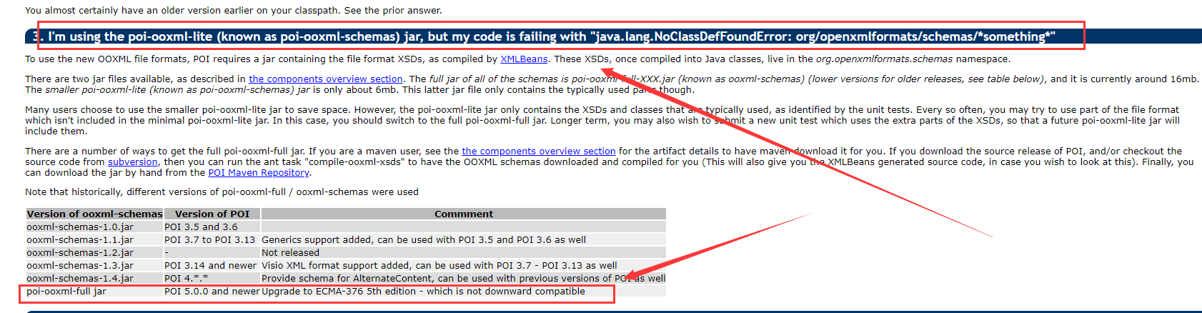 JAVA POI报错：org.openxmlformats.schemas.wordprocessingml.x2006.main.impl.CTRImpl.getXmlObjectArray ...