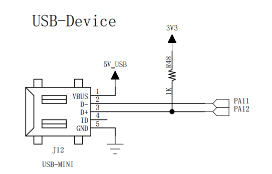 野火mimistm32改硬件电路实现usb的功能stm32 Mini Usb 原理图 Csdn博客 