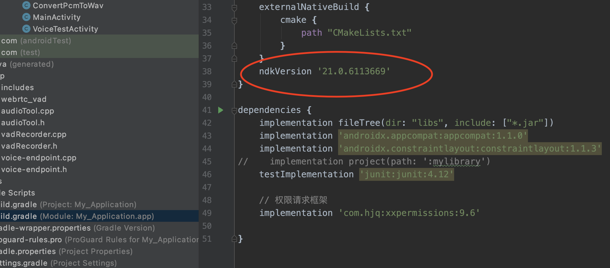 解决Error while executing process /Users/chenshili/Library/Android/sdk/cmake/3.6.4111459/bin/cmake ...