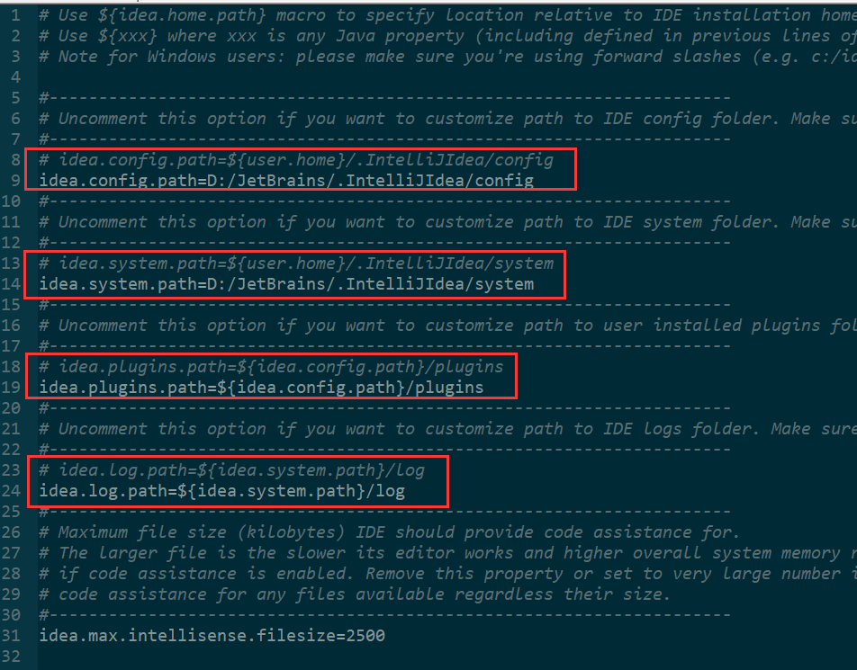 windows上修改IDEA默认缓存和插件目录_it seems you're using 'idea.system.path' property -CSDN博客