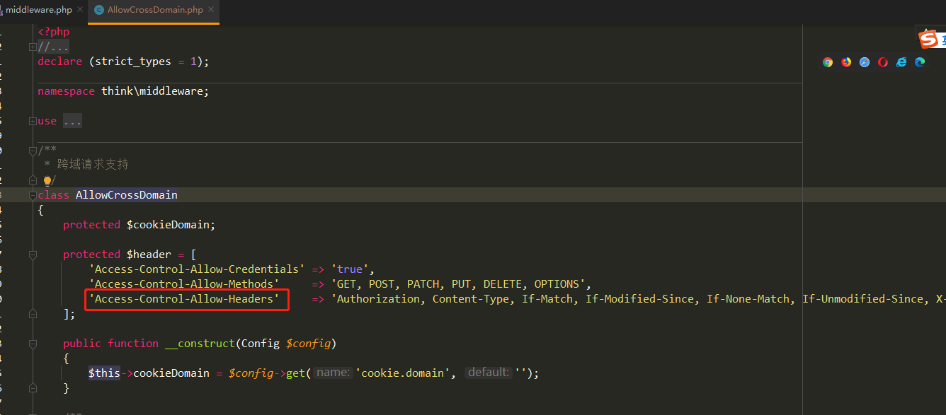 TP6 跨域问题 Access to XMLHttpRequest at ‘https://‘ from origin-CSDN博客