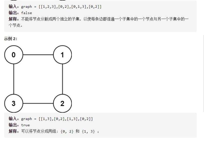 Leetcode 785. 判断二分图 (二分图问题，初步接触染色法）_无向图g等于（v，e），顶点集v（g）＝v1-CSDN博客