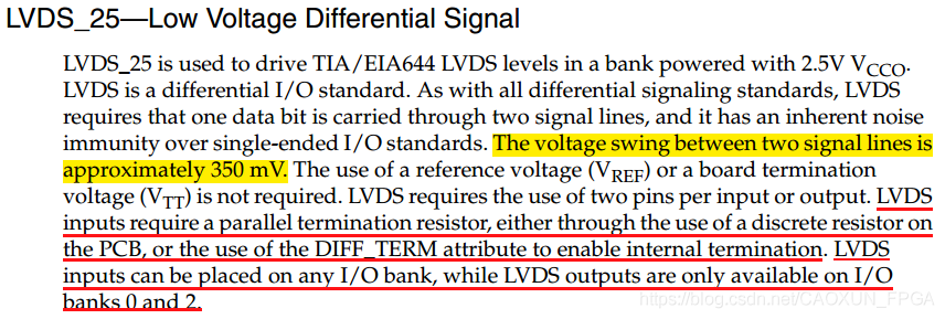 常见IO接口标准之FPGA_xilinx differential io-CSDN博客
