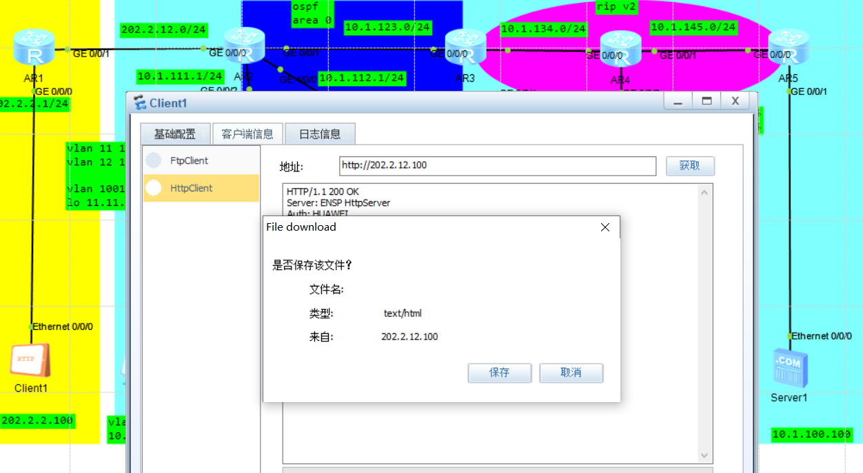 实验案例！OSPF,RIP,NAT,单臂路由，链路聚合！_网络配置与管理实现ospf rip acl vlan 链路聚合图-CSDN博客