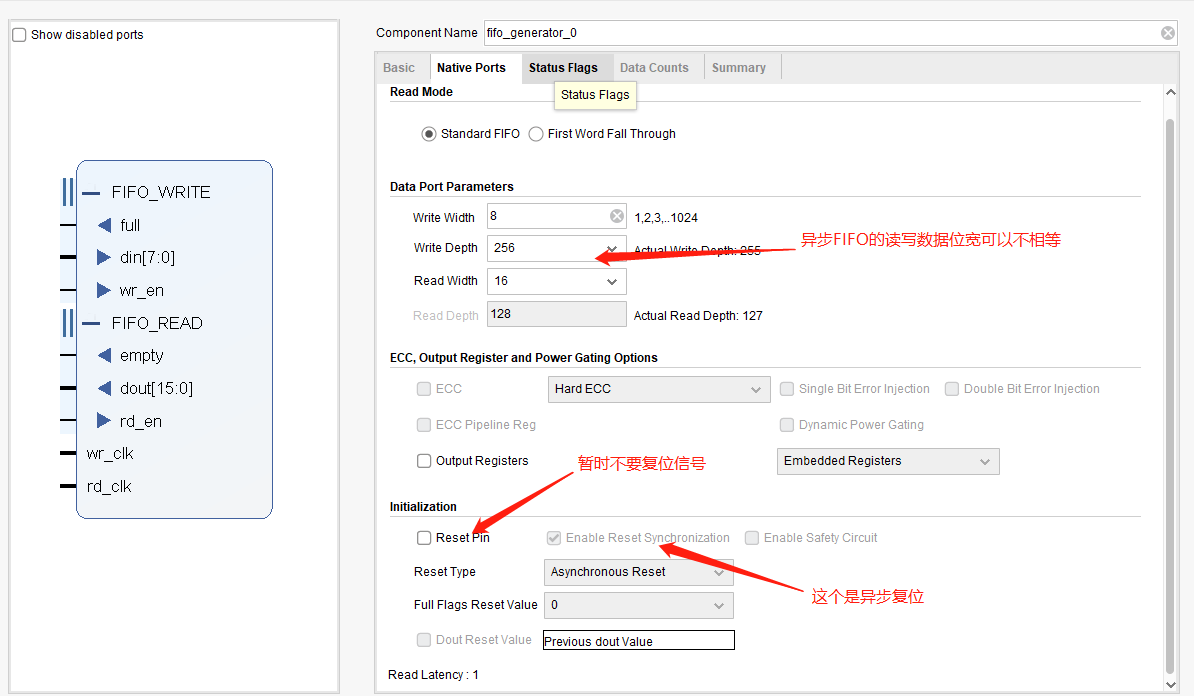 vivado常用IP调用配置——FIFO_vivado中的fifo函数-CSDN博客